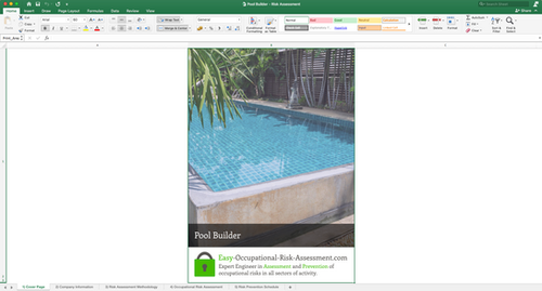 Complete Health and Safety Risk Assessment for Pool Builder to Download