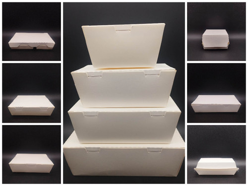 Meal Box White Laminated | GagMax Packaging