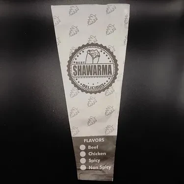 Shawarma Cone Wax Wrap | GagMax Packaging