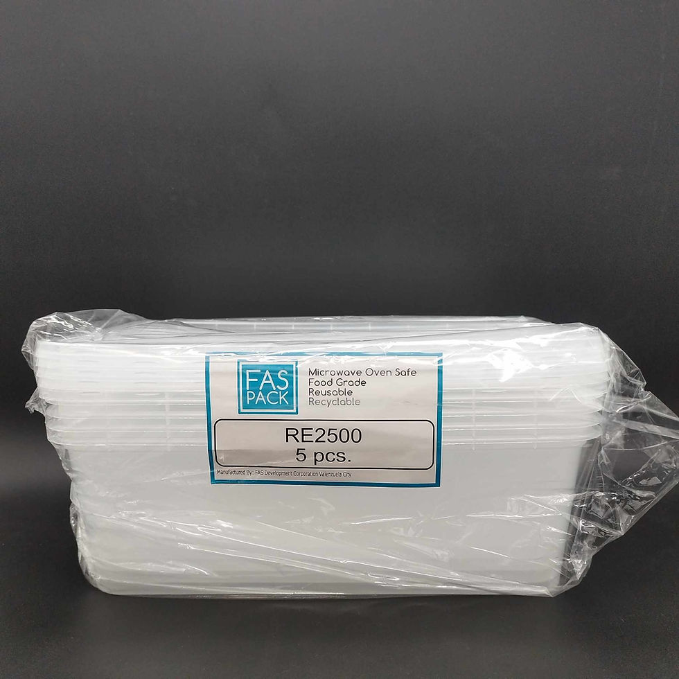 RE2500 Rectangle 2500ml | GagMax Packaging