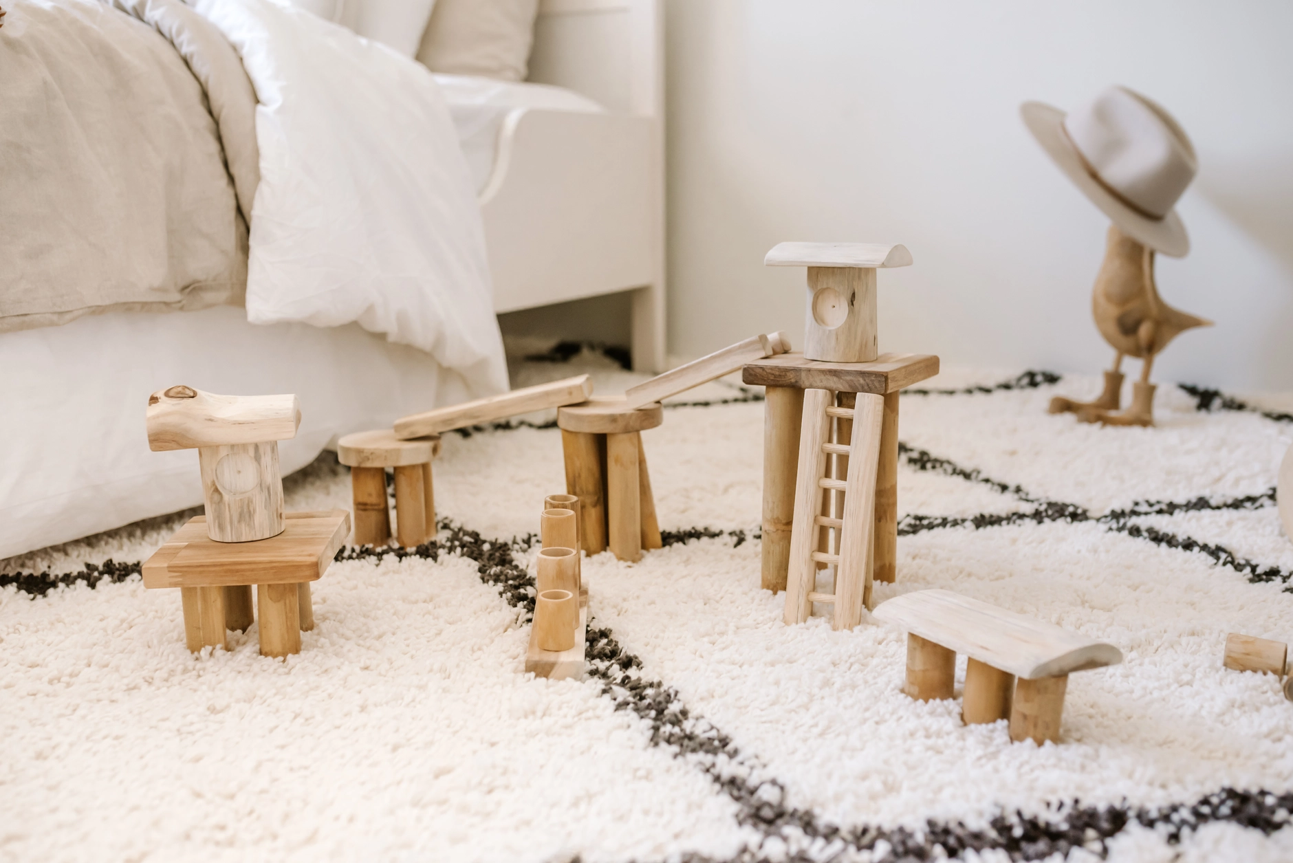 Bamboo Building Block Set of 50 | Only Play