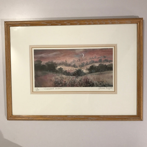 Limited edition colour print - The Crescent Moon by Janet Rogers | gb ...