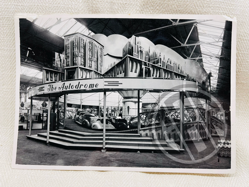 The Autodrome Fun Fair Ride Vintage Photograph.- #2256 | gb-revivals