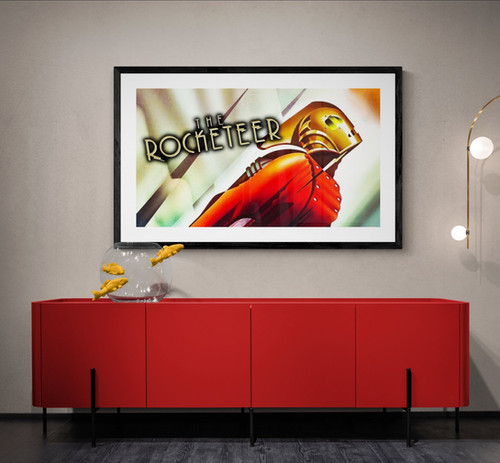 Framed Giclee print - The Rocketeer. | gb-revivals