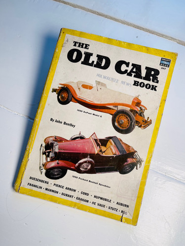 The Old Car Book by John Bentley - No 207 - #7102 | gb-revivals