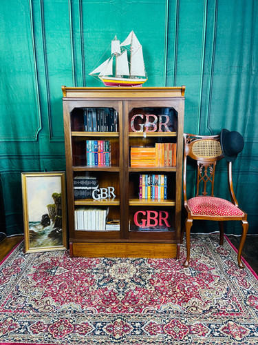 Antique mahogany legal bookcase by WM Baker & Co. Oxford. | gb-revivals