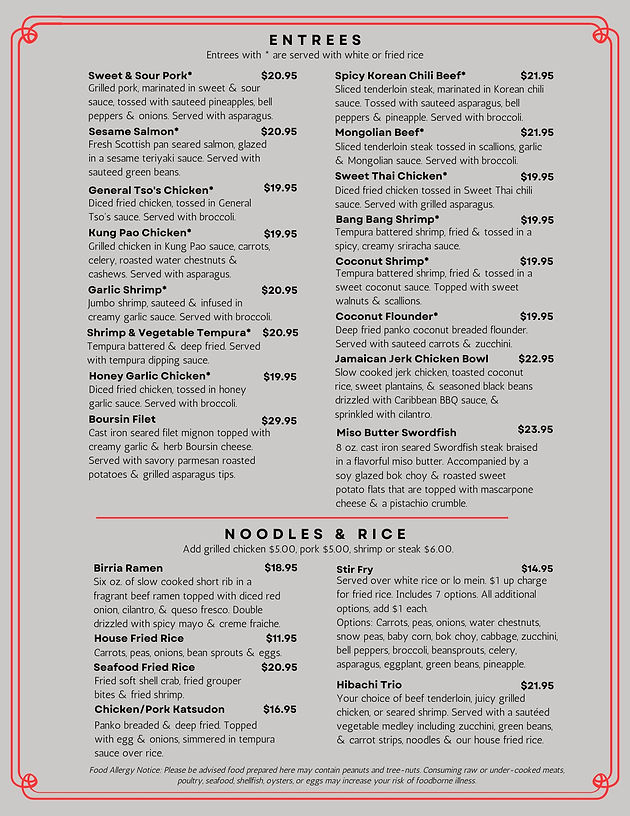 Menu | World Fusion