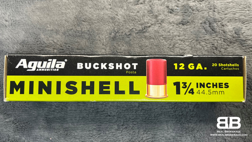 Aguila MiniShells - 12 Ga - 1 3/4" - 5/8 oz. Buckshot - 20pk | Beal ...