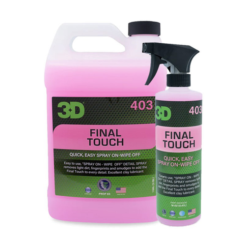 3D Final Touch Detail Spray | Clay Lube | prodetailingsupplies