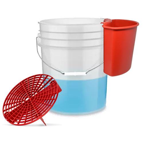 Grit Guard Car Wash Bucket Kit | prodetailingsupplies
