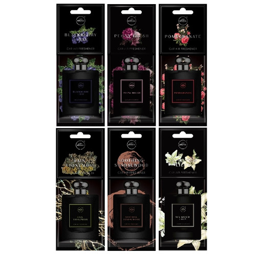 Aroma Car Perfume Cards | prodetailingsupplies