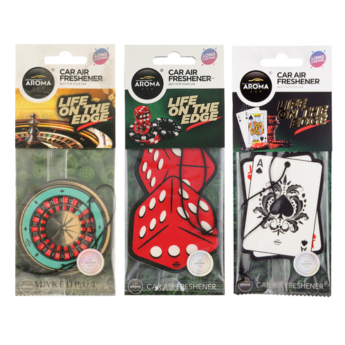 Aroma Car "Life on the Edge" Card Air Freshener | prodetailingsupplies