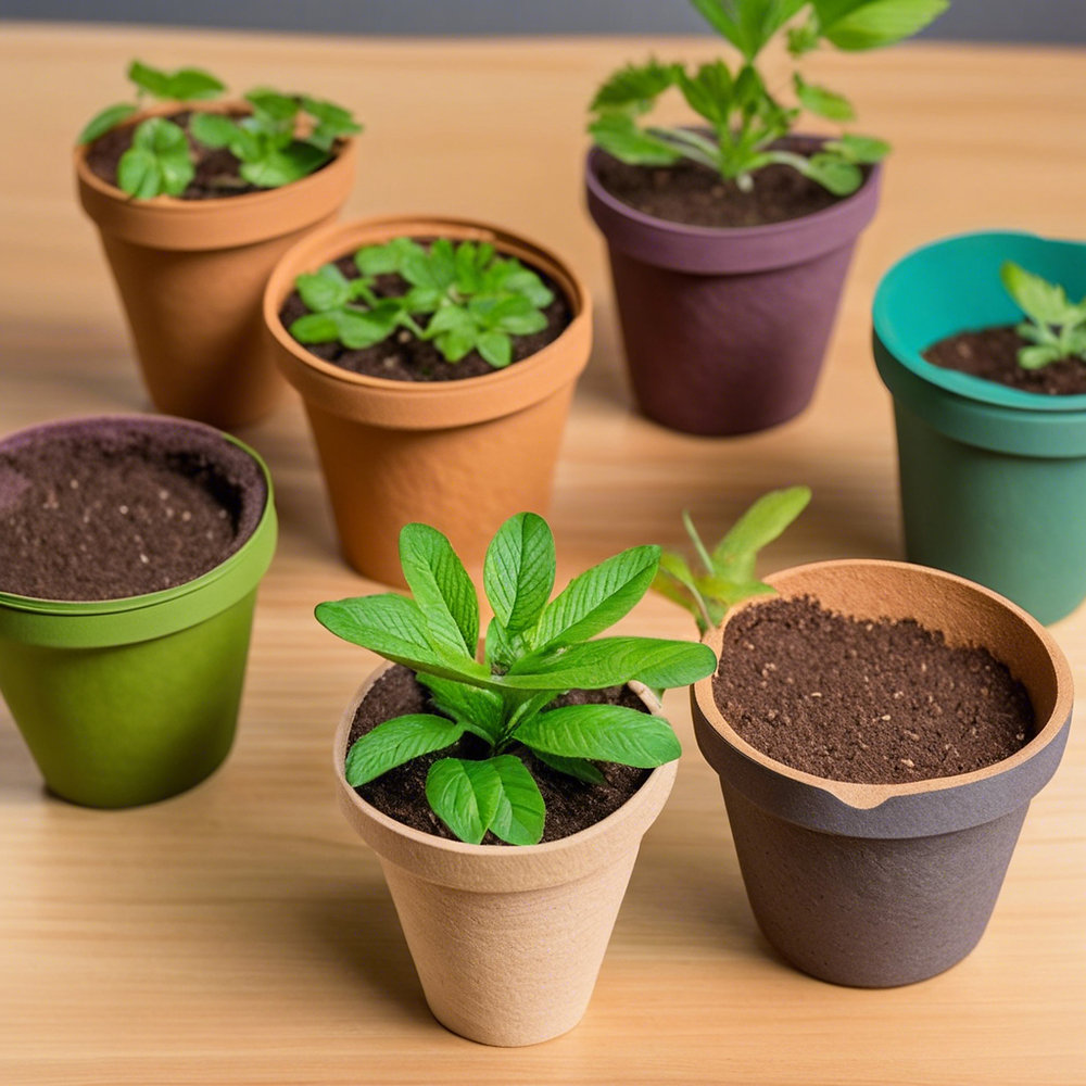 Biodegradable Plant Pots with Embedded Seeds for Reforestation