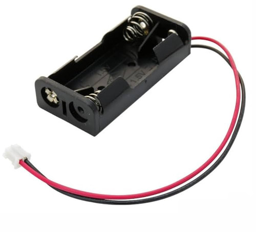 Battery Cage for 2×AAA w/ JST Connector, On-off SW. & Cover | WECL Online