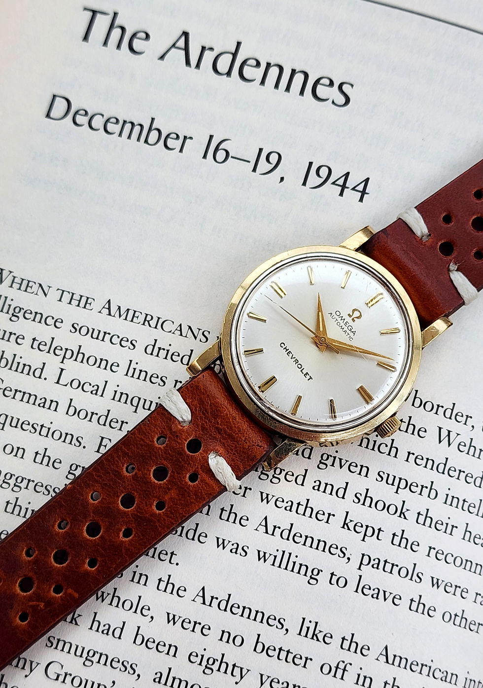 Gold 1969 Omega 550 "Tichy Chevrolet" Automatic Dress Watch | DC ...