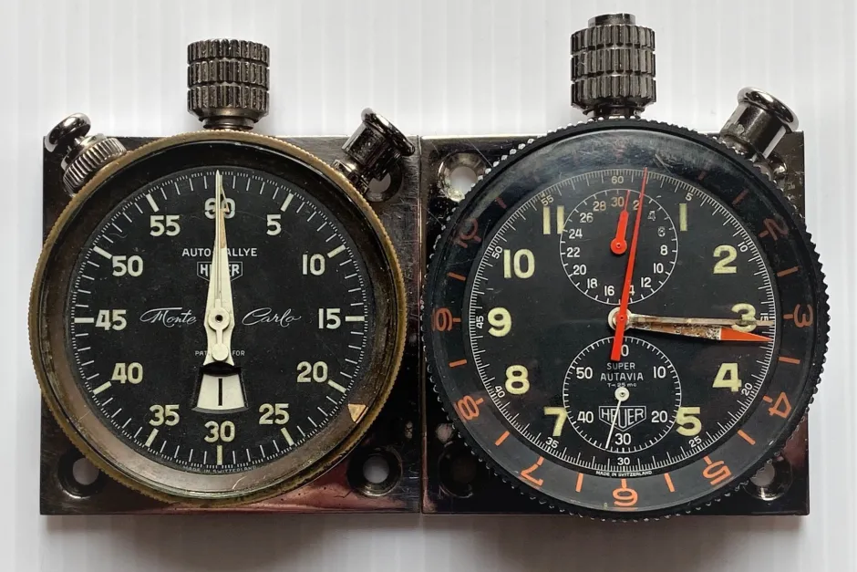 1960s Heuer Master-Time Eight Days Dash Rally Stopwatch Advert | DC ...