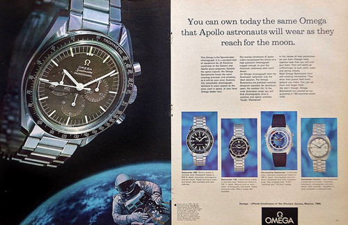 1968 Omega Speedmaster Professional NASA Advertisement | DC Vintage Watches