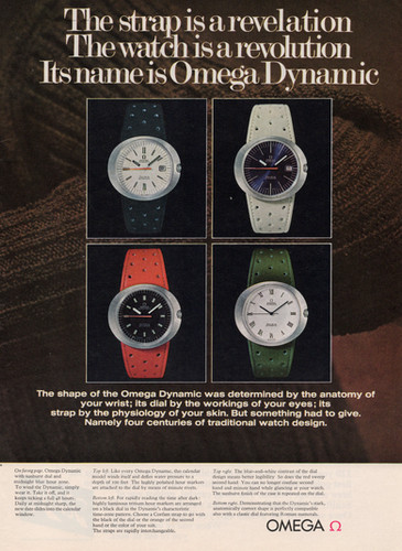 1970s Omega Dynamic "The Watch is a Revolution" Advertisement | DC ...