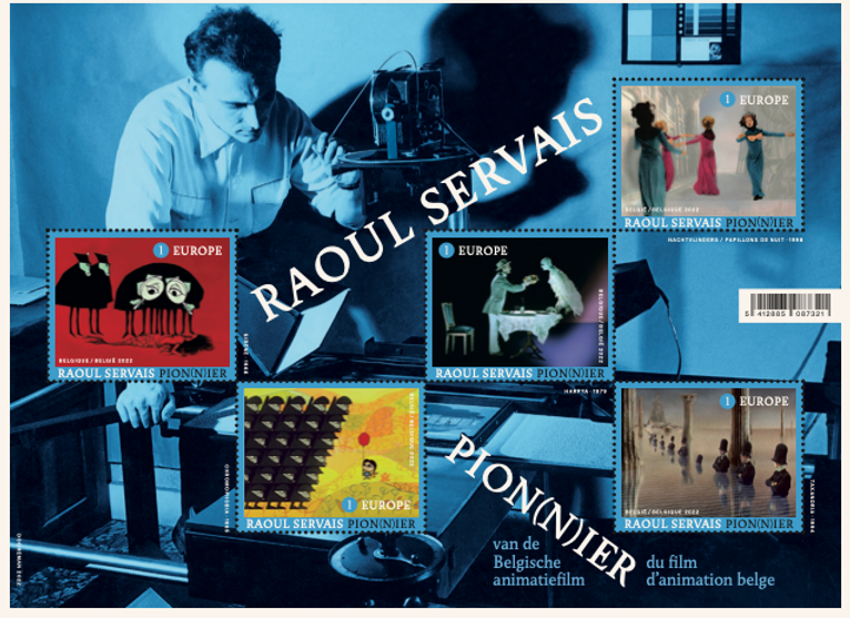 Postzegels Raoul Servais