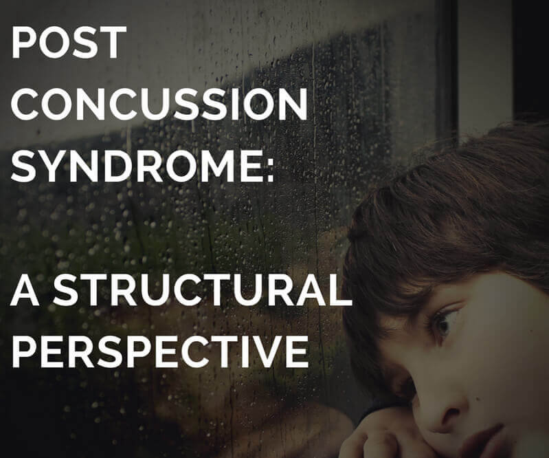 POST-CONCUSSION SYNDROME: A STRUCTURAL PERSPECTIVE