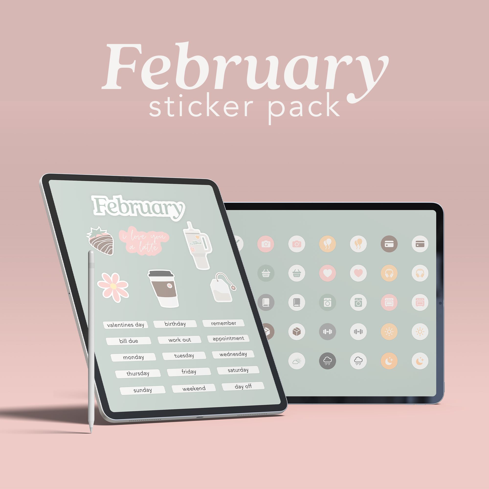 February Sticker Pack