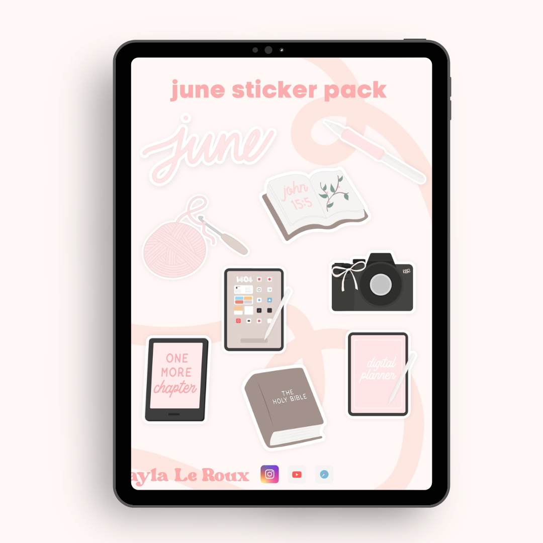 June '24 Sticker Pack