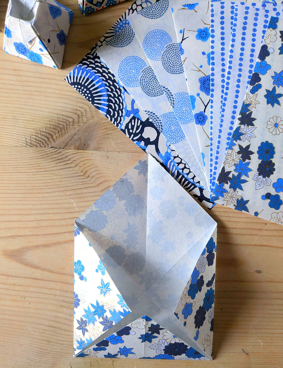 Making Fuji-san Origami