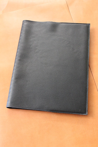 A4 Leather Diary Cover Black | elfreeman