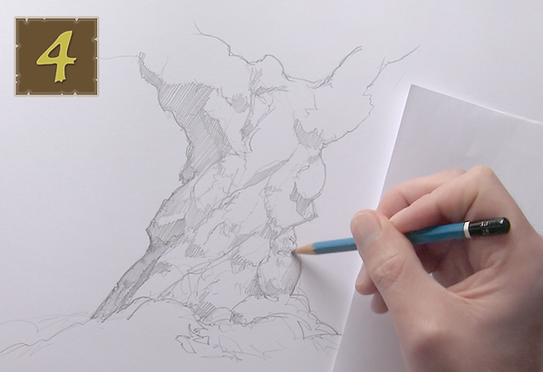 How to draw a gnarled oak tree | Draw Like a Boss