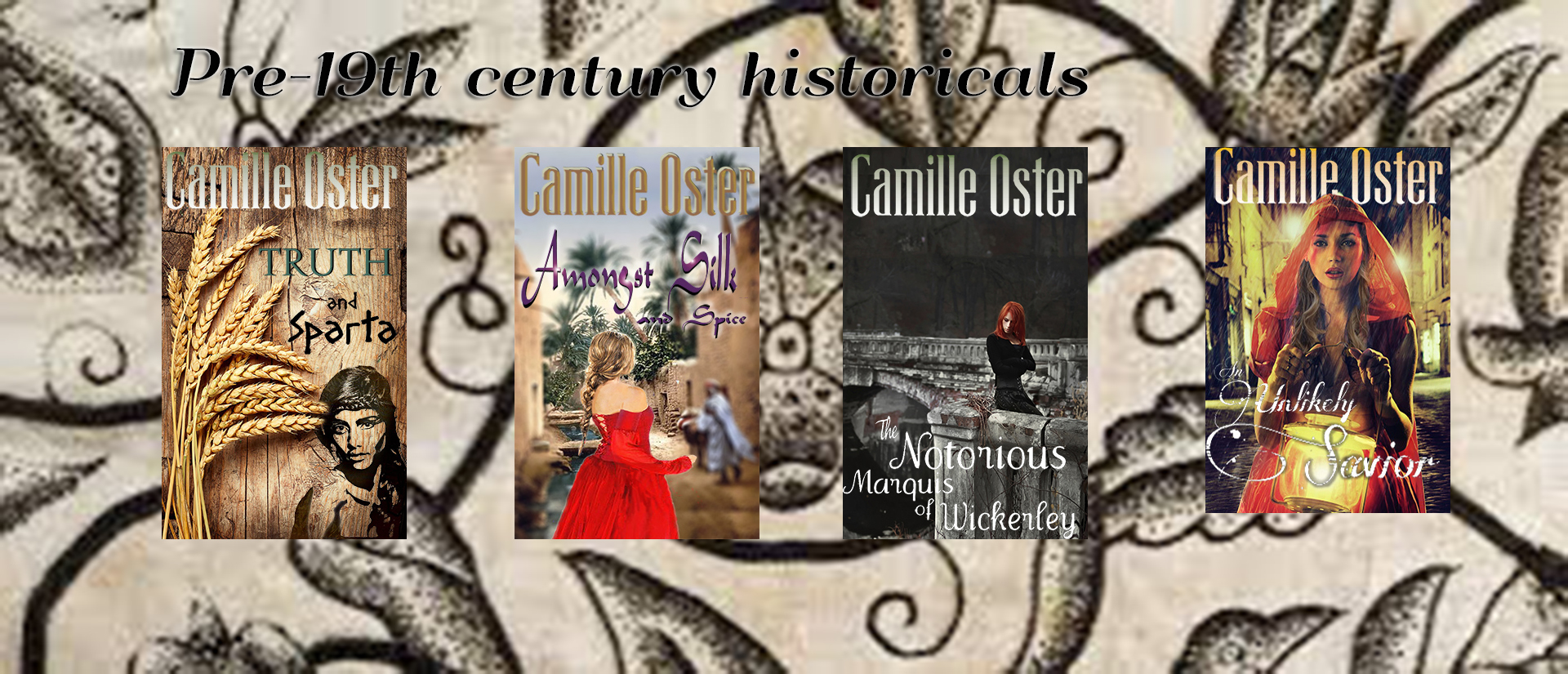 Author of historical gothic and romance novels | Camille Oster Author