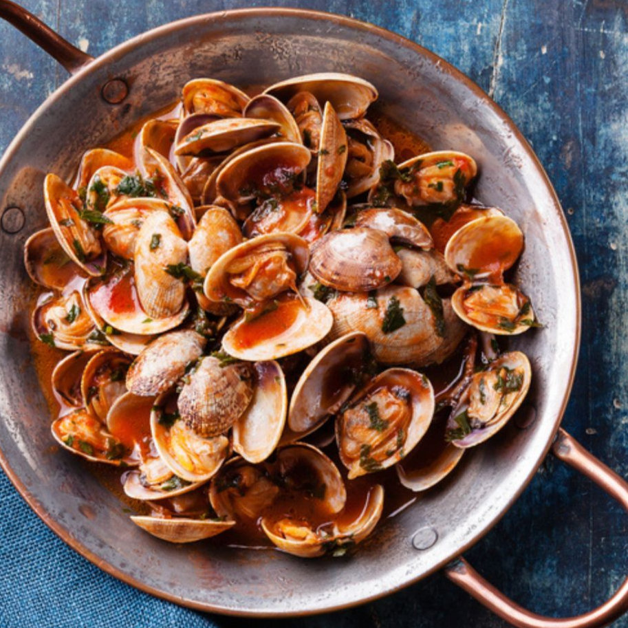 Spicy Roasted Clams