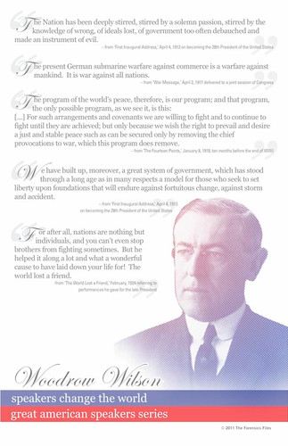 Woodrow Wilson Poster | home