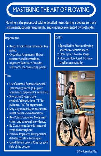 Flowing - Debate Skills Poster | home