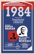 1984 Presidential Debates Poster | home