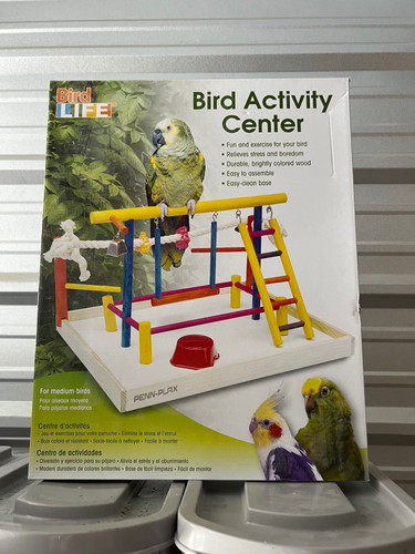 15x19x12 Medium Bird Activity Center | Birdie Bird Aviary