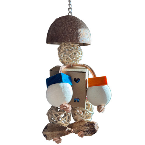 Birdie Birds- Foraging Friend (Medium) Bird Toy | Birdie Bird Aviary