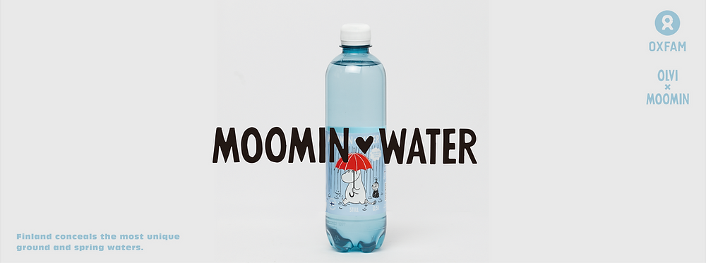 【與芬蘭自然之靈連結】姆明天然水 MOOMIN WATER — 100% 「全瓶身回收」永續環保設計！
