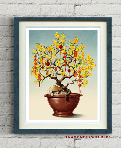 Hoa Mai Tree | Brian Hoang Art