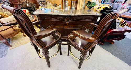 AICO By Michael Amini VILLAGIO Bar | Snooty Fox Consignment