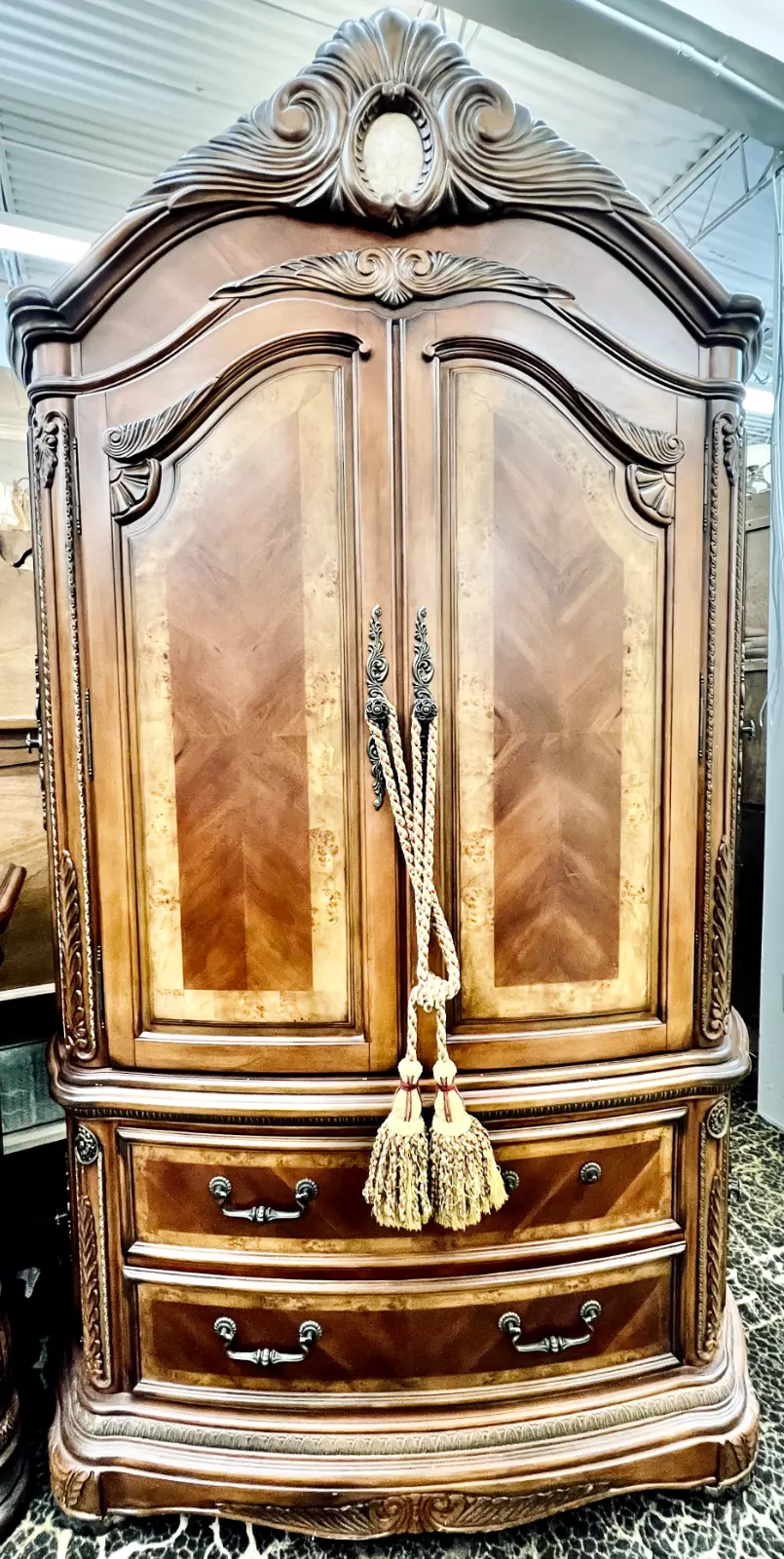AICO by Michael Amini Cortina armoire | S Fox Consignment