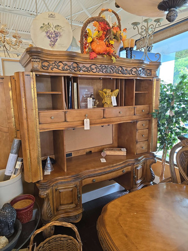 Aico by Michael Amini Eden Paradiso Desk and Hutch | Snooty Fox Consignment