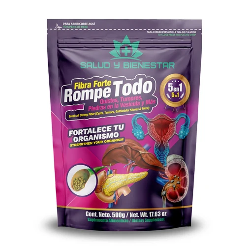Suplemento en Polvo Fibra Forte Rompe Todo 500gr | Dream Productos