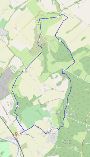 Tring circular walk via Ivinghoe Beacon