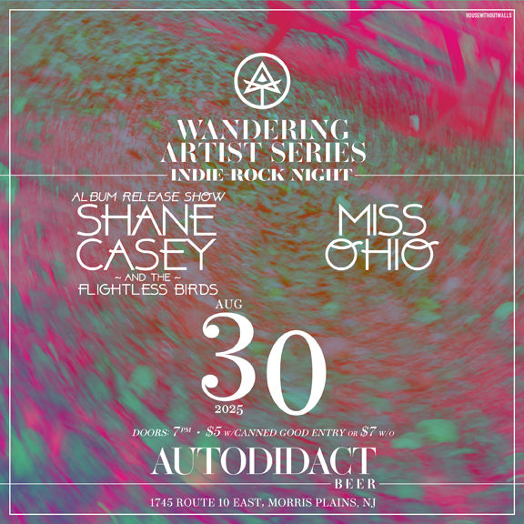 Shane Casey (full band album release) & Miss Ohio : Wandering Artist ...