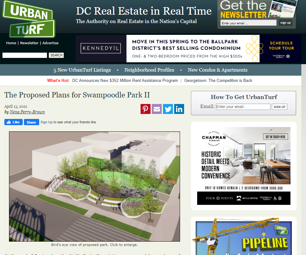 Inside look at LAI's upcoming Swampoodle II Park in NoMa from Urban Turf