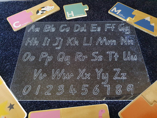 Alphabet and Number Tracing Board | KeepsakestoCrowAbout