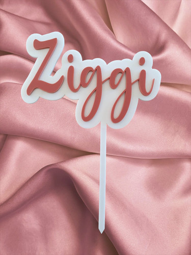 Name Cake Toppers | KeepsakestoCrowAbout