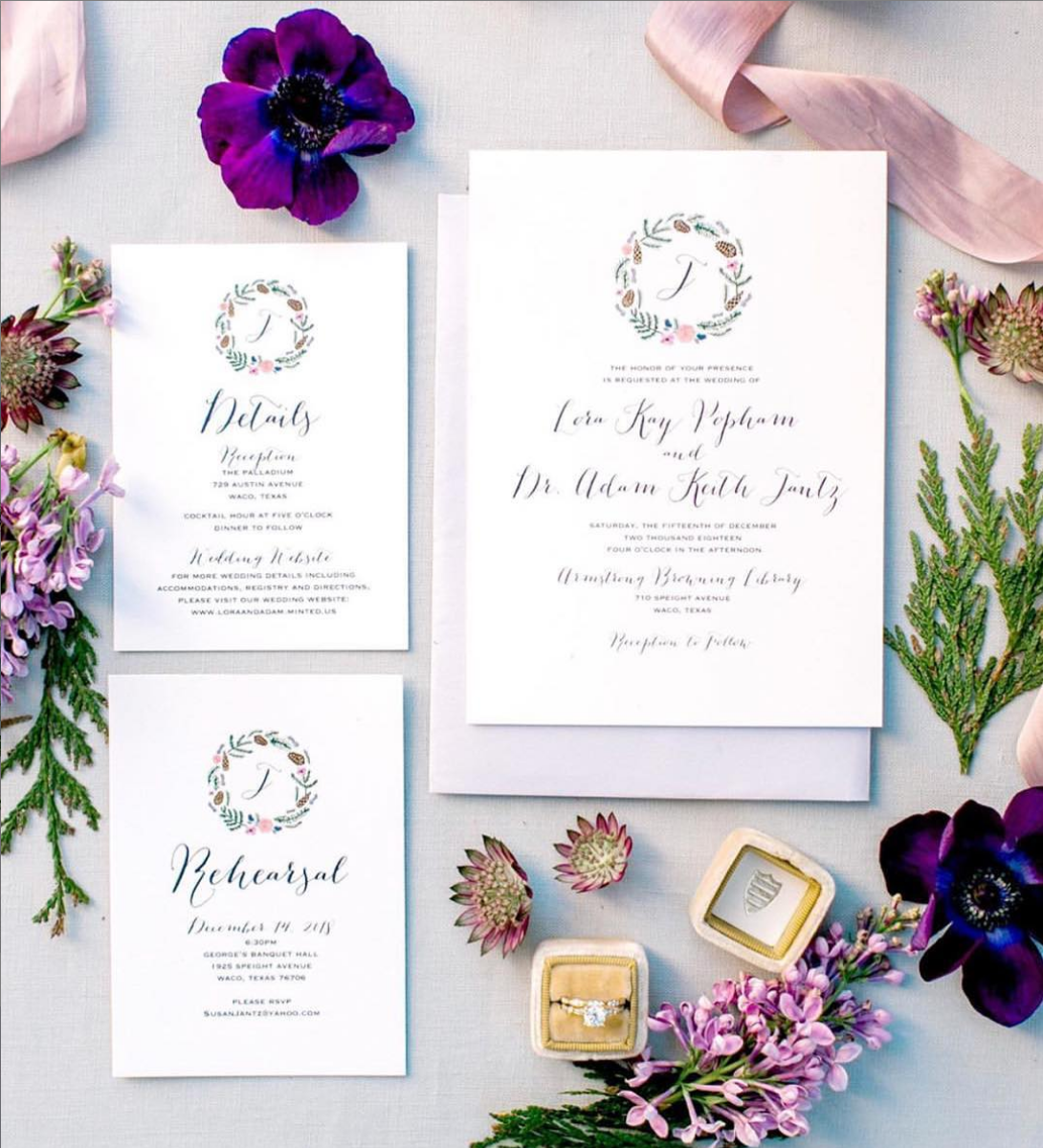 Wedding Invitations | Custom Stationery | Graphic Design