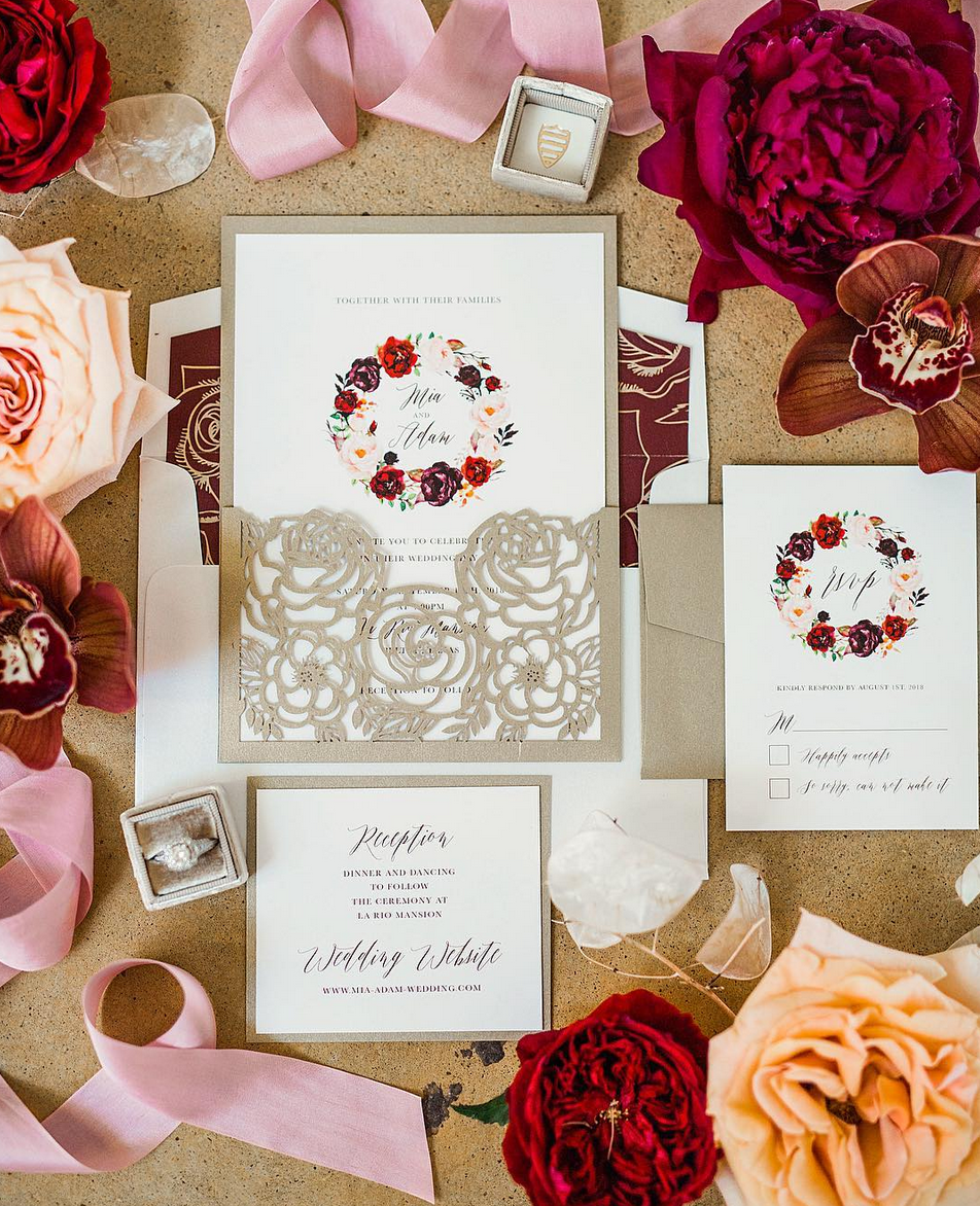 Wedding Invitations | Custom Stationery | Graphic Design