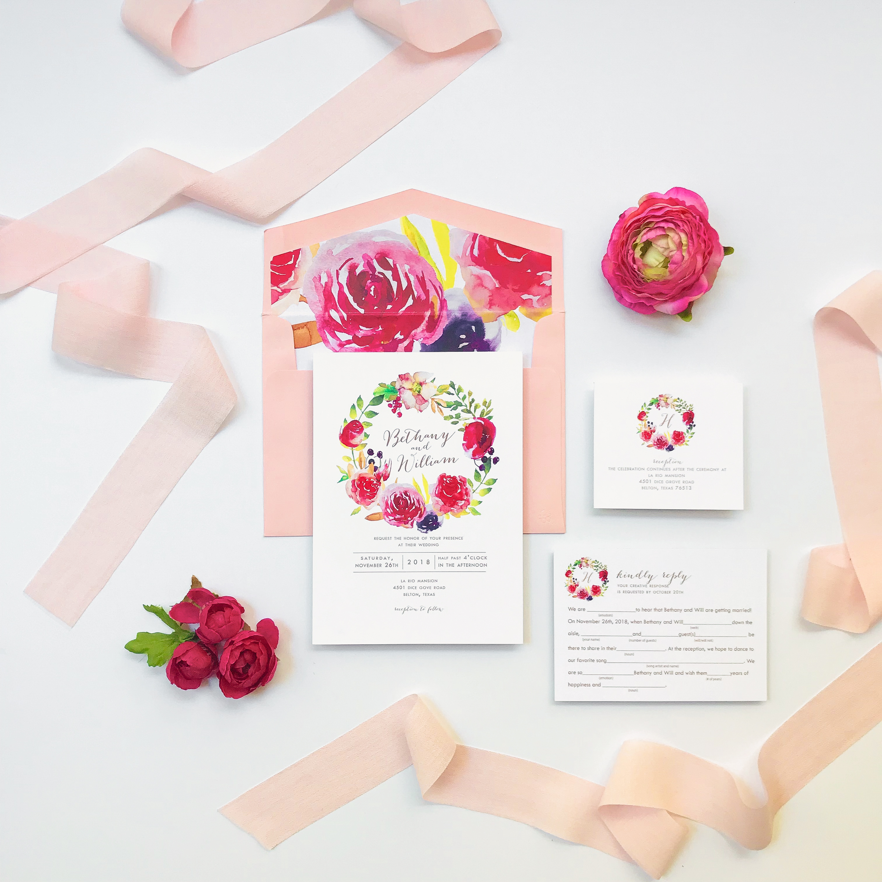 Wedding Invitations | Custom Stationery | Graphic Design